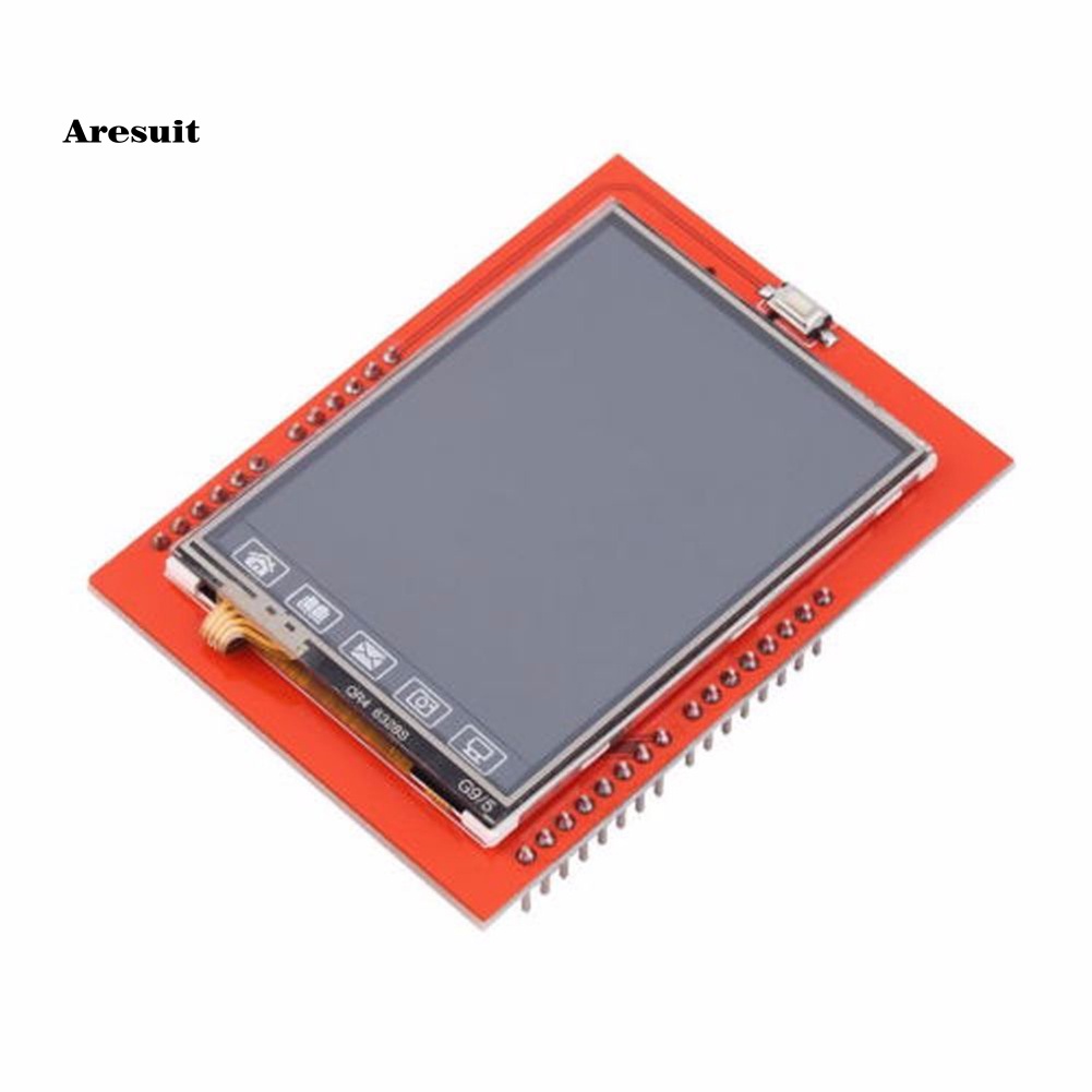 Aresuit 24inch Tft Lcd Display Shield Touch Panel Ili9341 240x320 For Arduino Uno Mega 