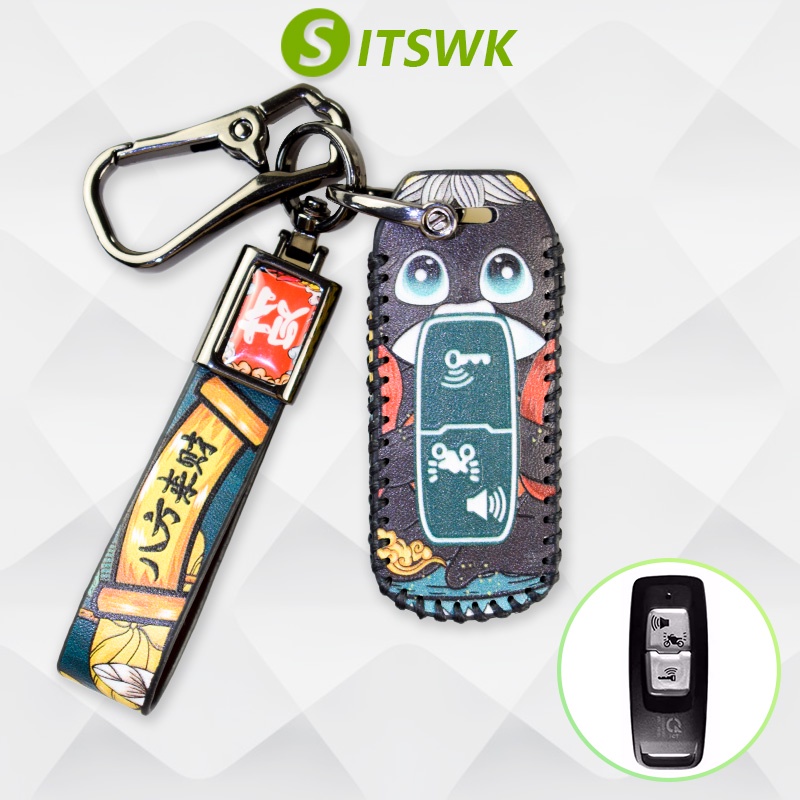Leather Motorcycle Remote Key Cover For Honda PCX 160 Click ADV 160 ...