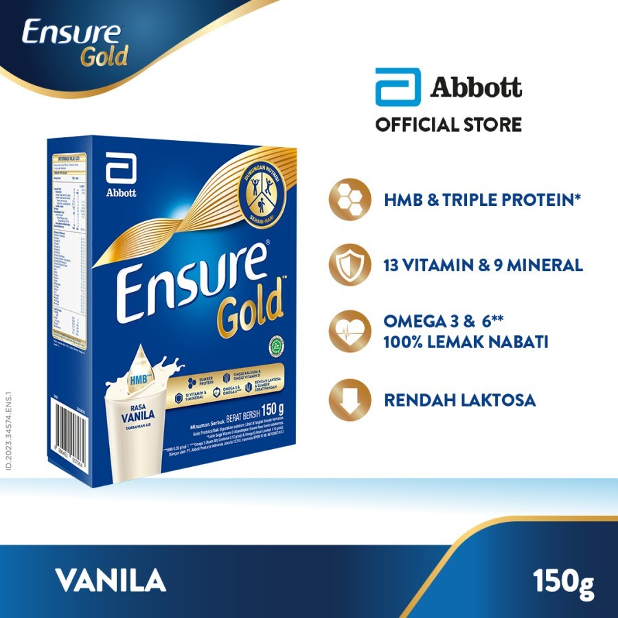 Ensure Gold Vanilla Wheat 150g (Citra Susu SBY) | Shopee Philippines
