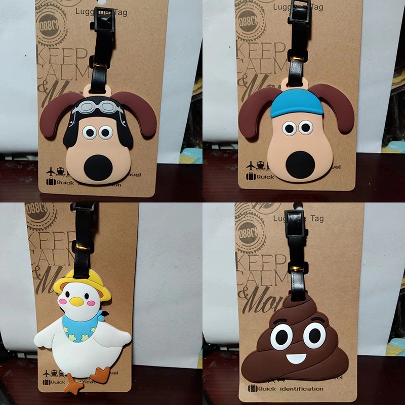 2sob Dog Shopkeeper Come on Duck Poop Luggage Tag Luggage Bag ...