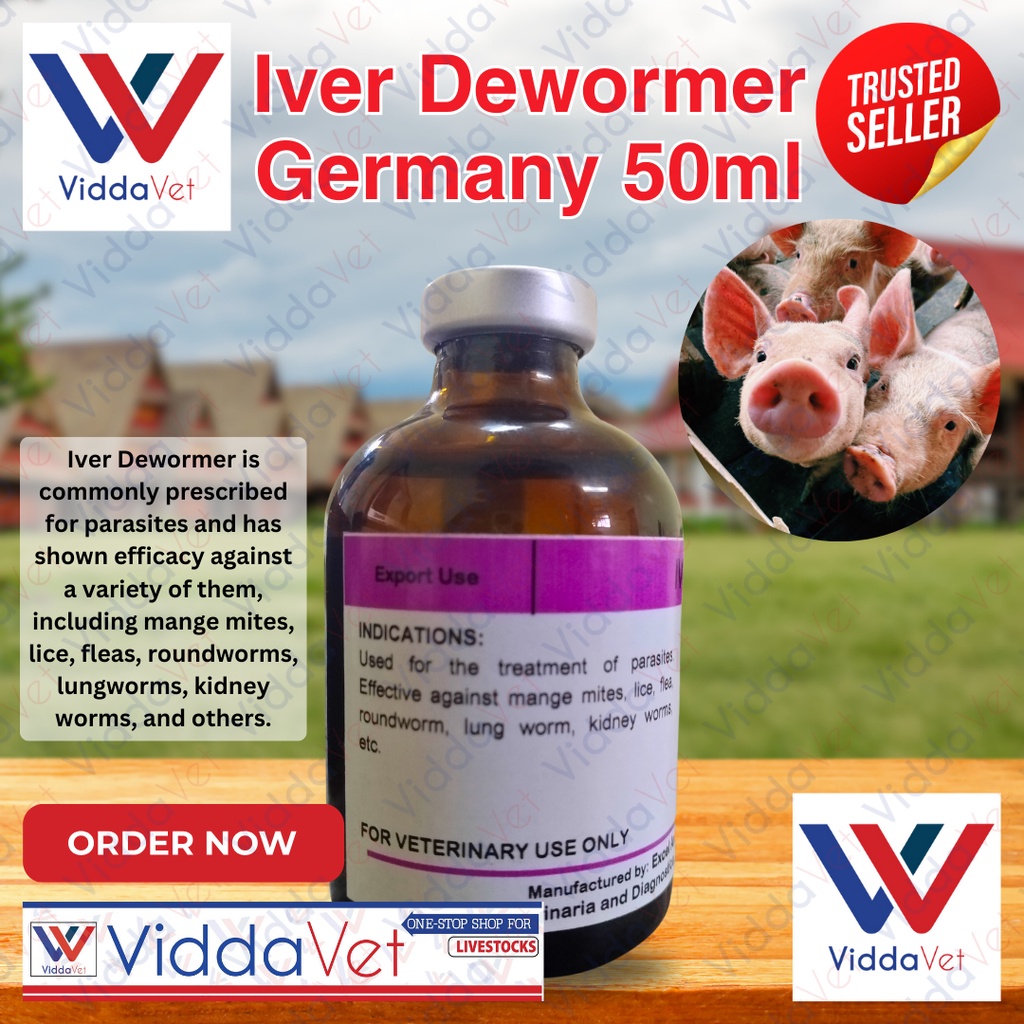 Iver dewormer 50ml for animals deworder iver dewormer 50ml germany ...
