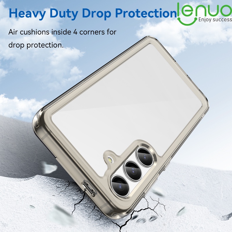 Lenuo Transparent Phone Case for Samsung Galaxy S23 S24 FE Ultra S23 ...