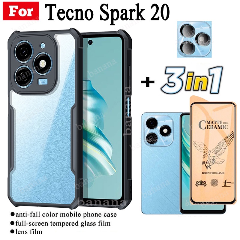 3 in 1 Tecno Spark 20 Shockproof Phone Case for Tecno Spark 20C Spark20 ...