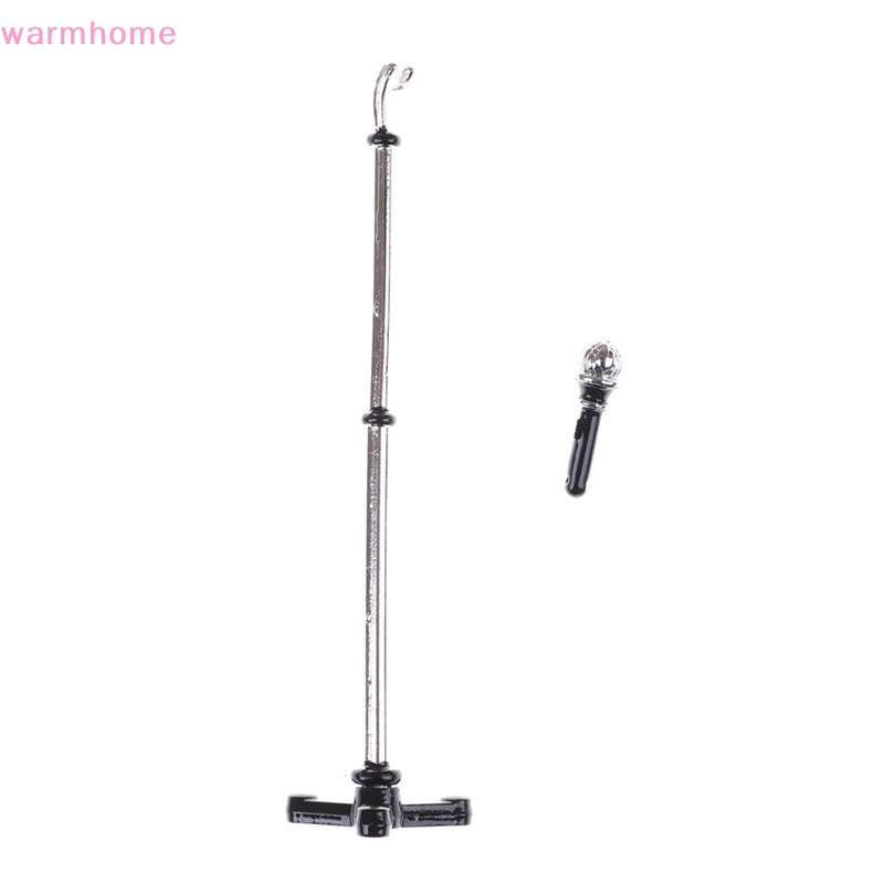 WMPH Cute Mini Metal Microphone Model 1:12 Doll House Dollhouse ...