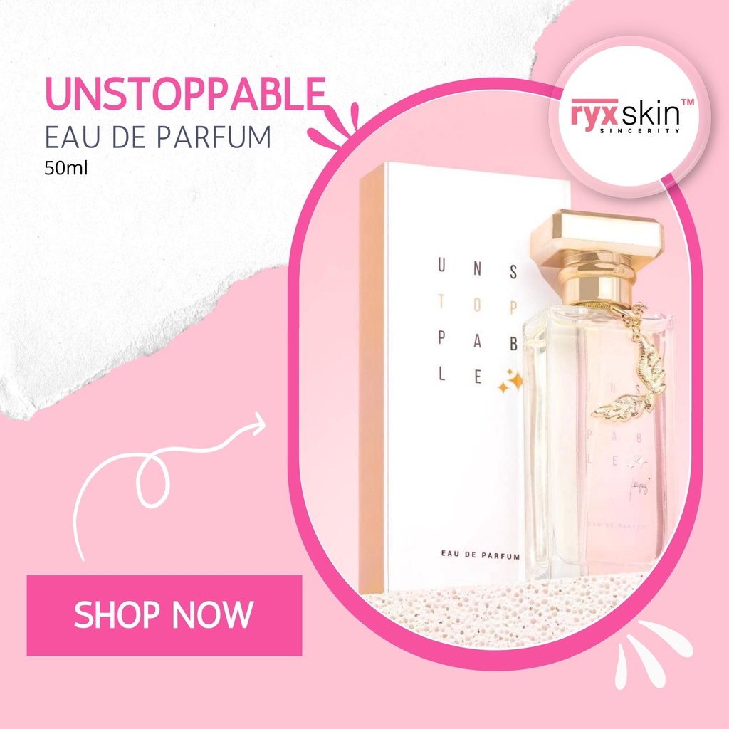 RyxSkin UNSTOPPABLE Eau De Parfum | RYX RyxSkin Sincerity Perfume ...
