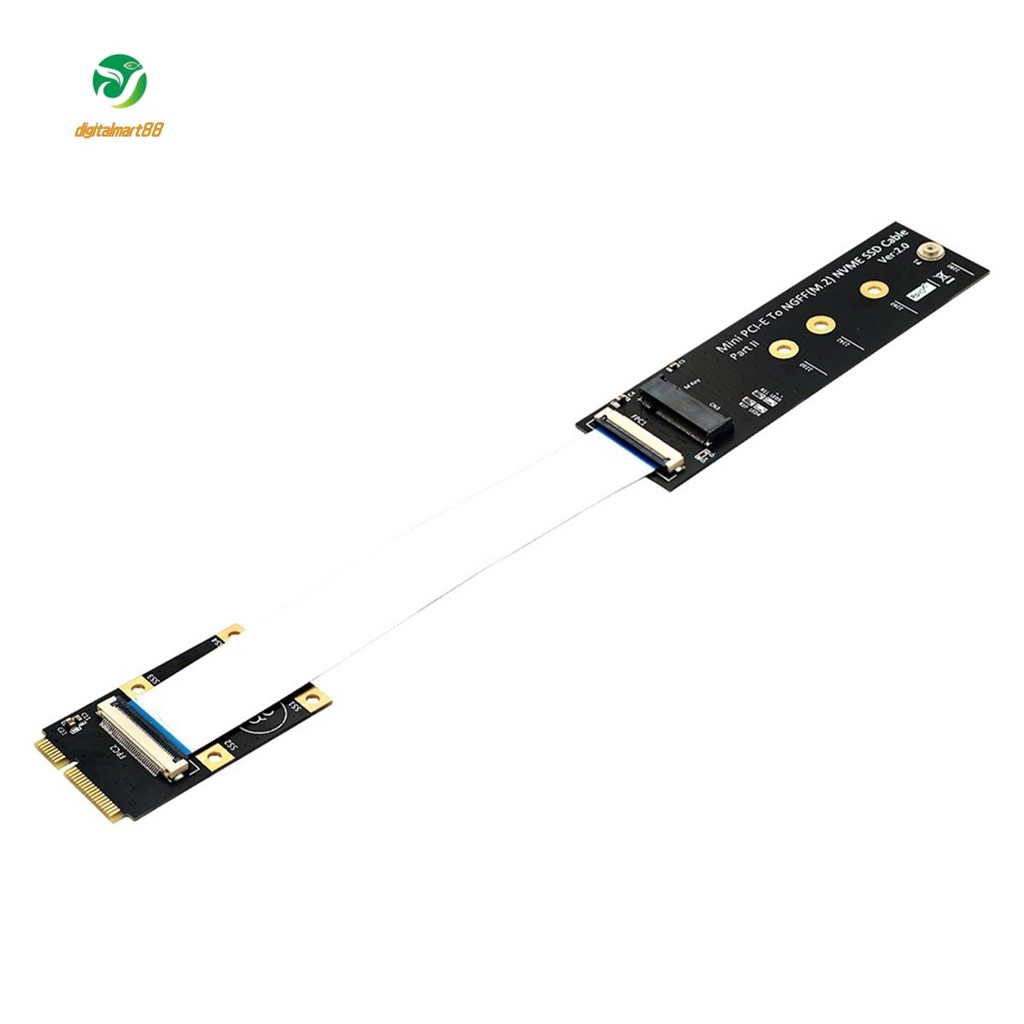 M.2 NVME SSD to Mini PCI-E Adapter with FFC Cable for M.2 M-Key 2230 ...