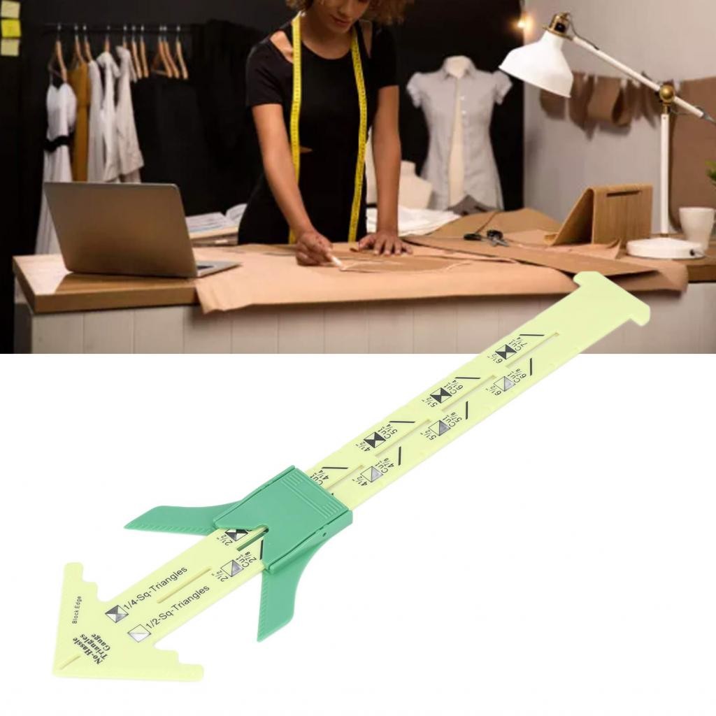 Bestchoices Sewing Ruler Tool Multi Purpose Gauge 5 in 1 Double Sided ...