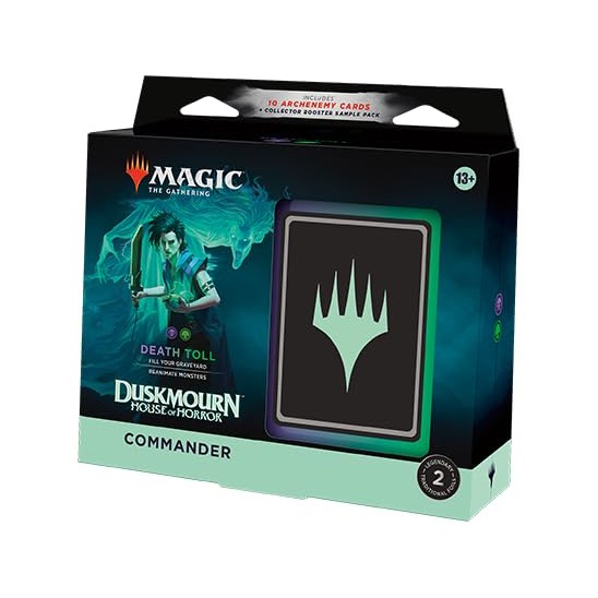 Authentic Magic: The Gathering Duskmorne: Hall of Horror Commander Deck ...