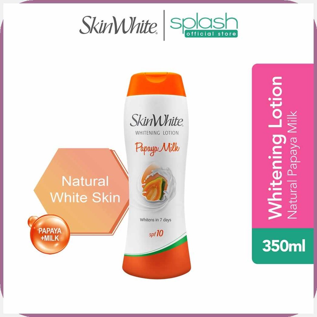 SkinWhite>Ef$x|Whitening/S^Natural/x^Papaya/H^Milk/Z^Lotion/a^SPF/o^10 350ml | Shopee Philippines