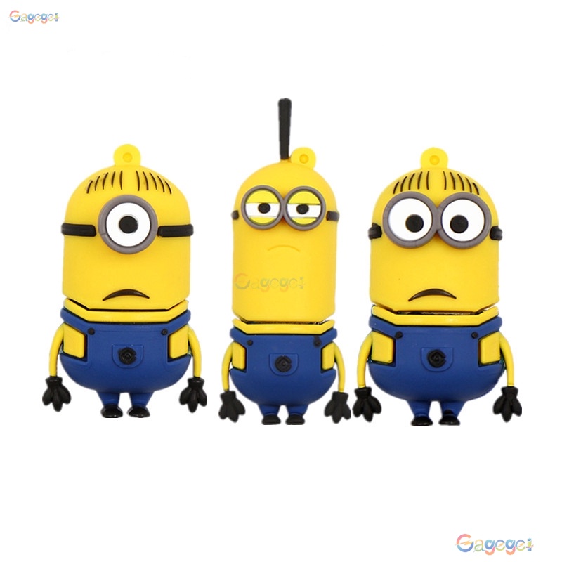Usb Flash Drive 1TB 2TB Cartoon Minions Chocolate Flash Memory Card Pen ...