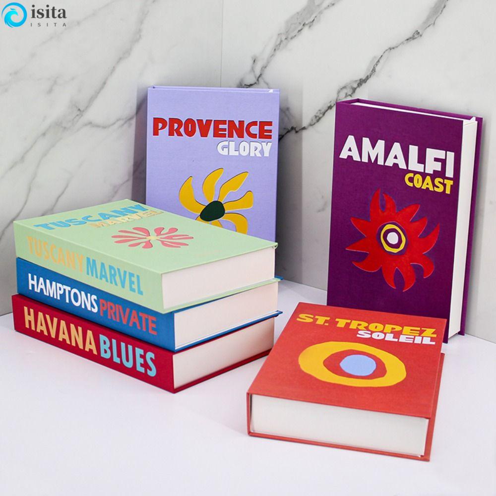 ISITA Fake Books Beautiful Colorful Stable Artistic Atmosphere Holiday ...