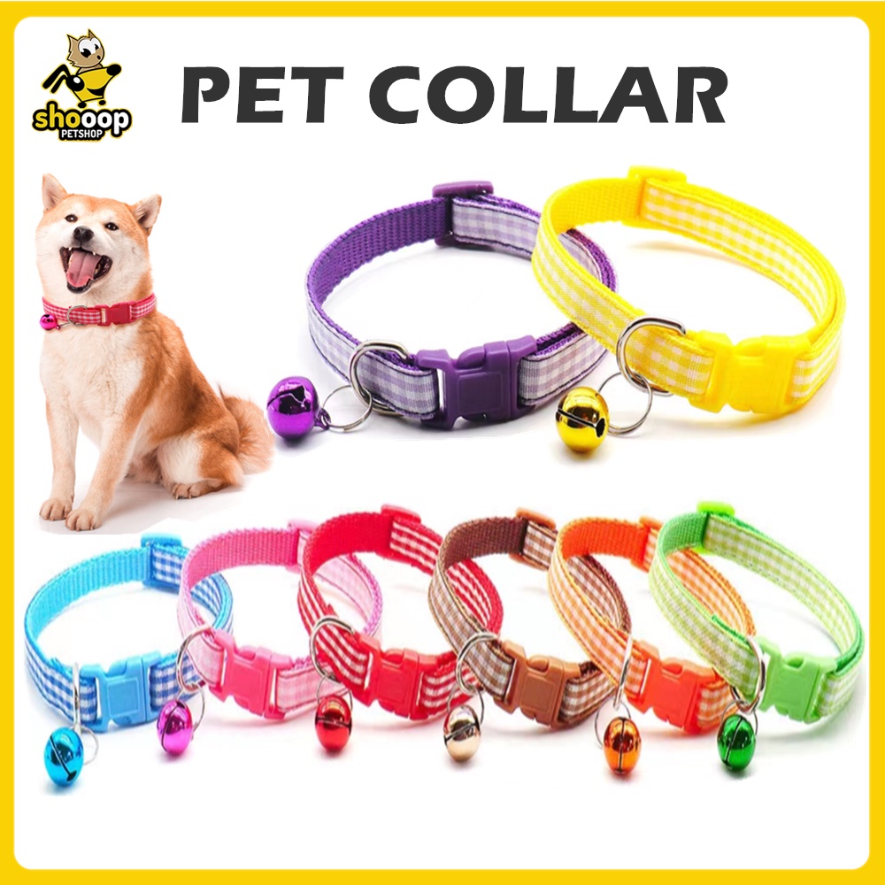 Pet Collar Dog Paw Collar With Bell Safety Buckle Neck for Dog and Cat ...