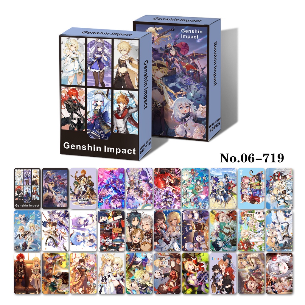 Genshin Impact Demon Slayer [OSHI NO KO] Hell's Paradise photocard Lomo ...