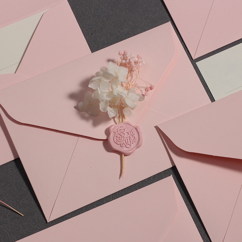 Romantic Pink Envelope ins Aesthetic Small Fresh Envelope Letter Paper ...