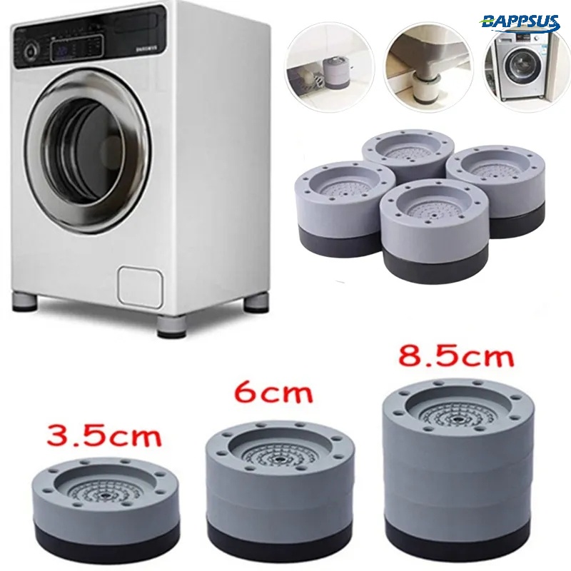 Soft Washing Machine Rubber Stand Shockproof Feet Pad Home Table Leg ...