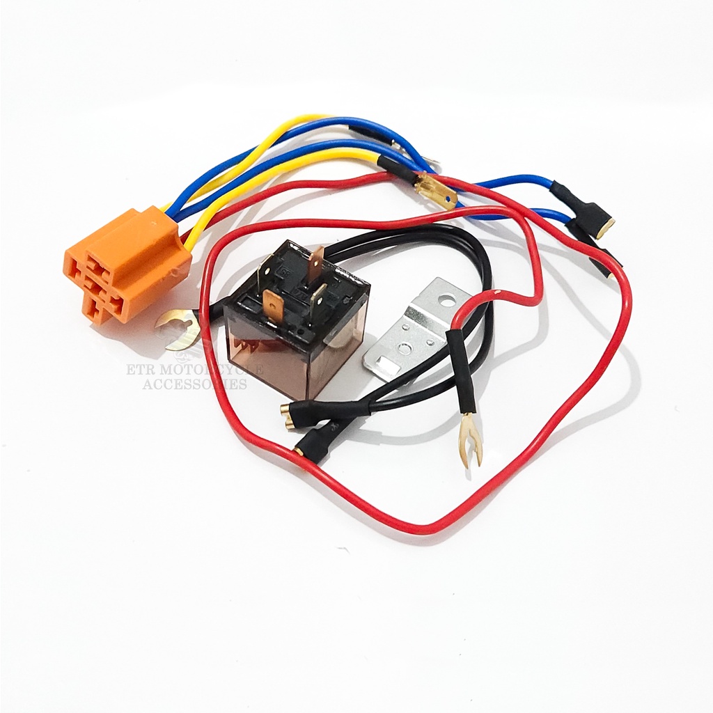 Universal 4-Pin Motorcycle Relay with Harness For Dual Horn & Mini ...