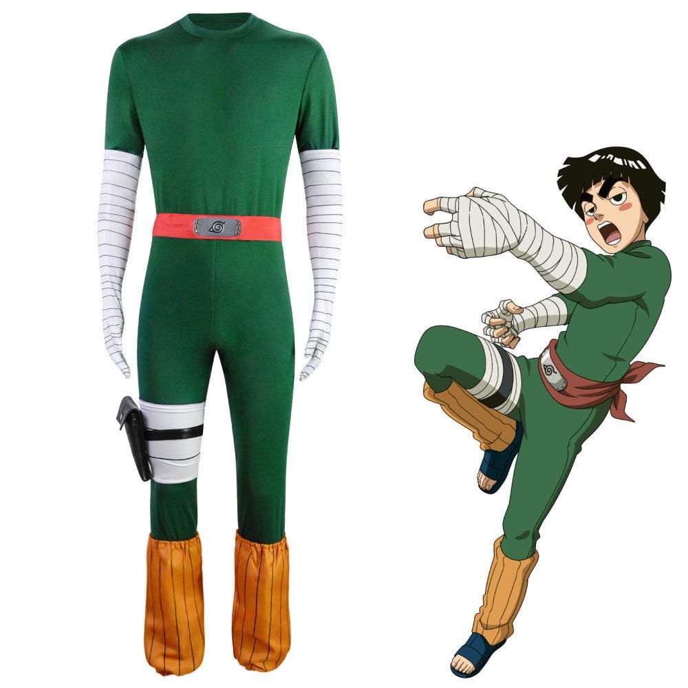 Naruto Costume Konoha Lee Rock Tights cosplay cosplay Costume Anime ...