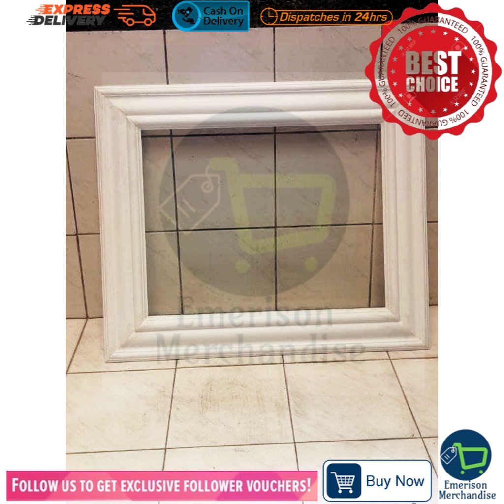 3.5" Width Aircon Border Frame Wood for Air Conditioners Window Panel w ...