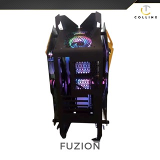 Fuzion Crusader Robot Black Case | Micro ATX Gaming Case | High Quality ...