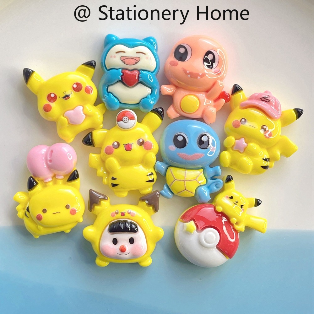 Cute Yellow Pikachu Series Refrigerator Magnets Creative Refrigerator ...