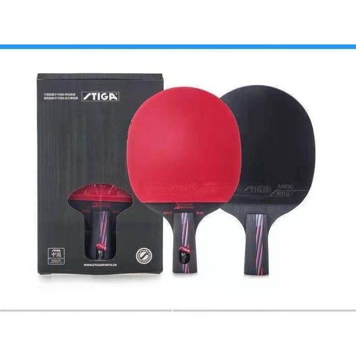 Stiga Table Tennis Racket Nano Carbon King 9.8 Ebony 7 Blue Standard ...