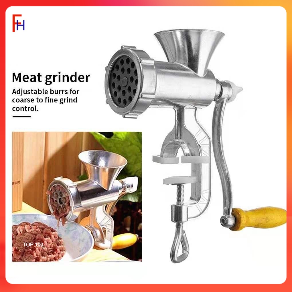FH/ Kitchen Home Cast Iron Manual Meat Grinder | Shopee Philippines