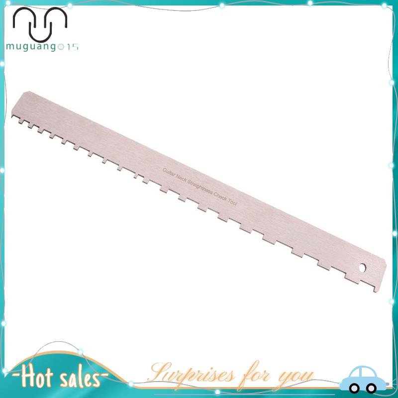 【muguang15】Guitar Neck Notched Straight Edge Luthiers Tool Fret Rocker ...