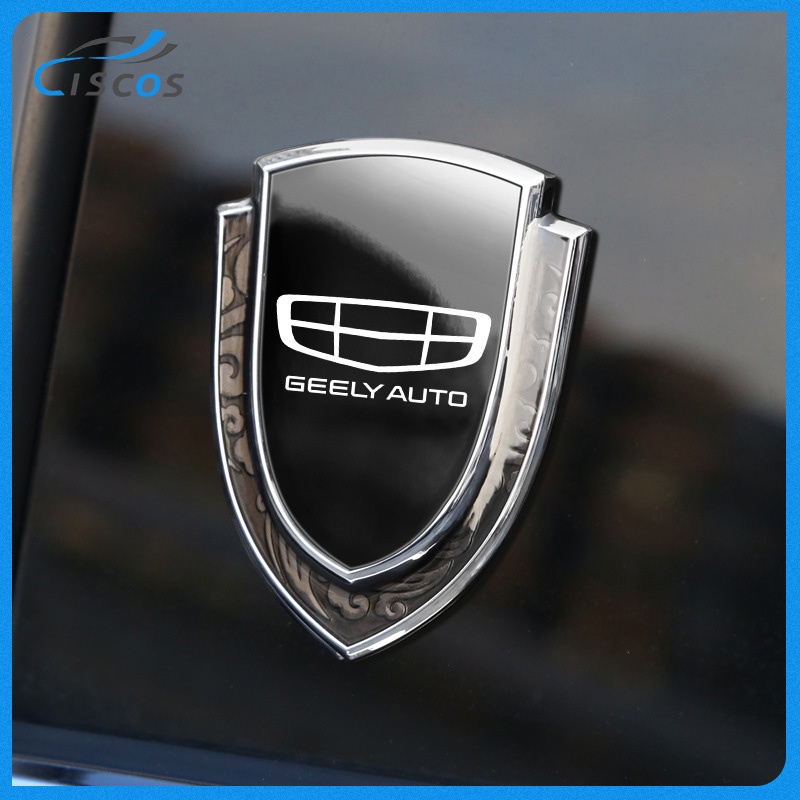 Ciscos Metal Car Logo Decoration Sticker For Geely Coolray Emgrand ...