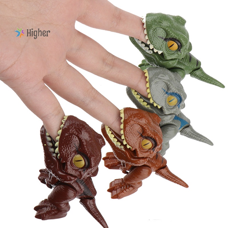 Higher＞ Finger Dinosaur Toy Creative Tricky Tyrannosaurus Model ...