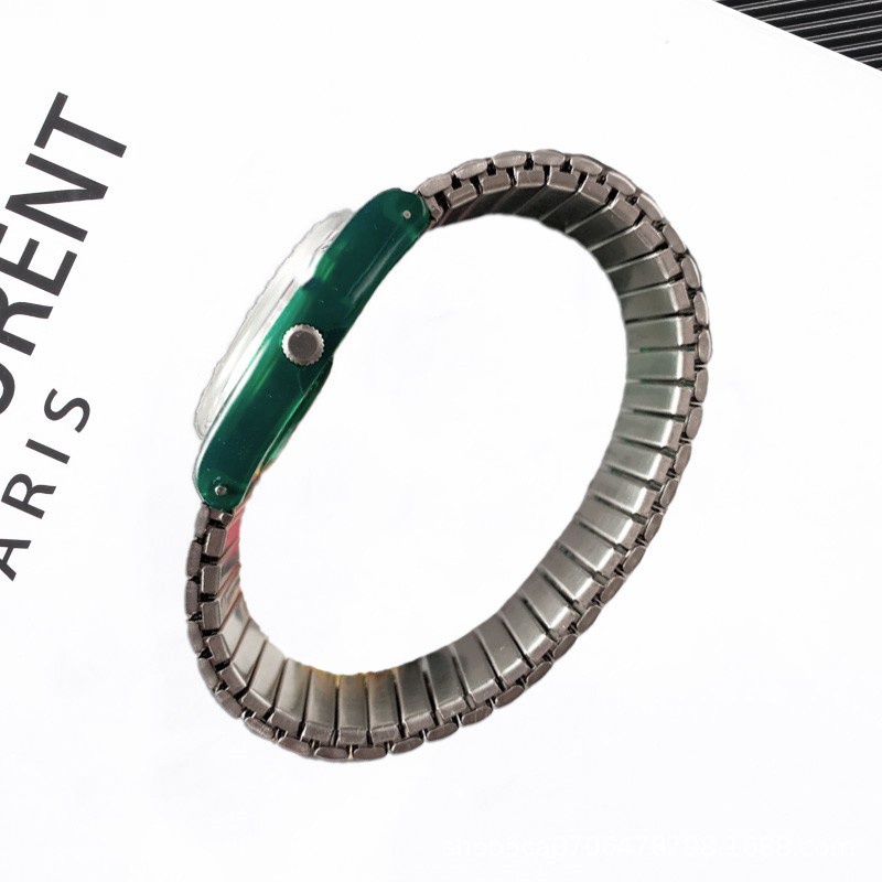 Elastic Bracelet for Swatch 17mm Stainless Steel Watch Strap Band ...