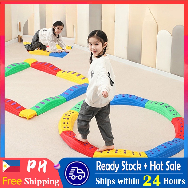 Balance Beam Gymnastics Obstacle Course for Kids Interlocking Stepping ...