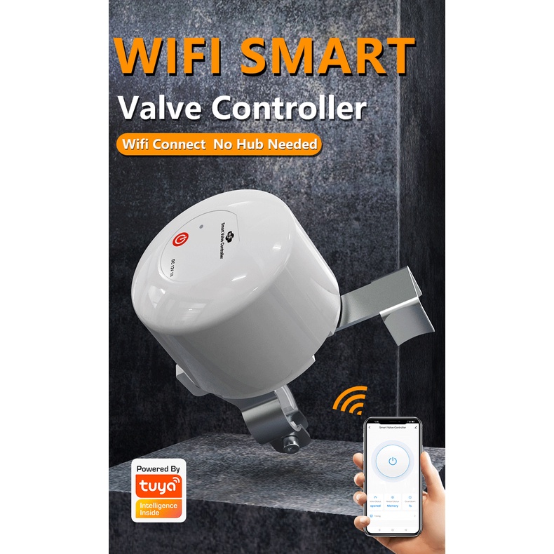 Tuya Smart WiFi Valve Robot Water Valve Leakage Gas Switch Remote ...