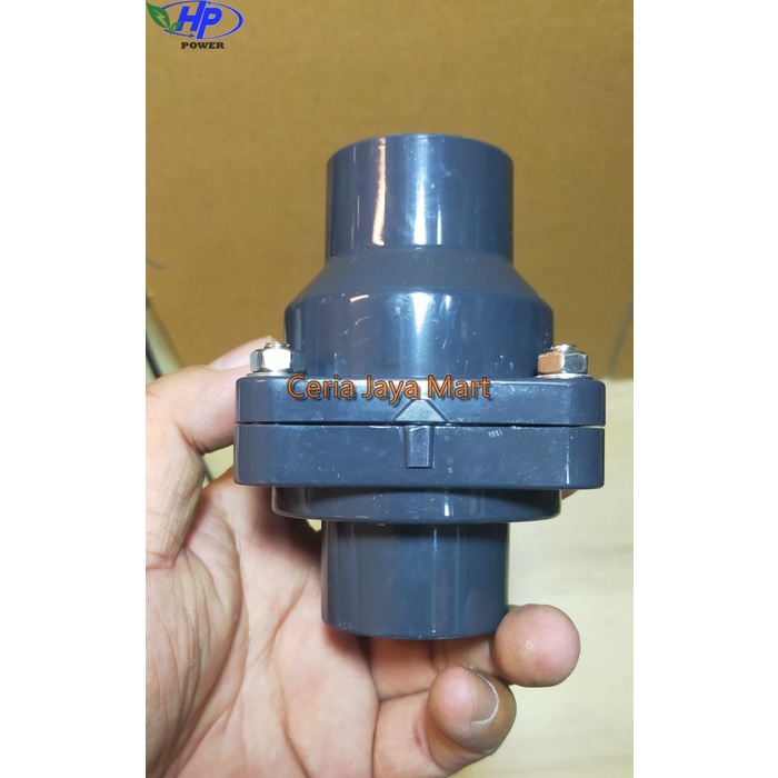 1 Inch Socket PVC Tabok Valve/PVC DN25 Flap Swing Check Valve | Shopee Philippines