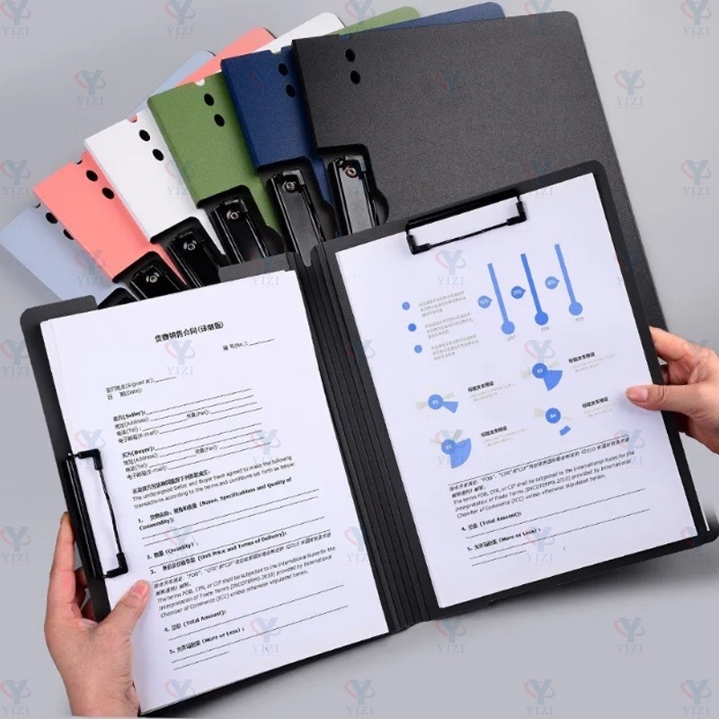 A4 School office supplies clipboard document folder double clip board ...