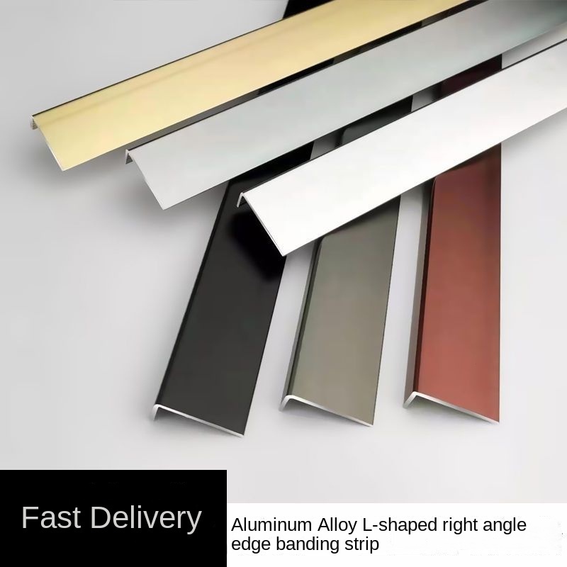 Aluminum Alloy L-Shaped Blank Holding Groove L-Shaped Wooden Floor ...