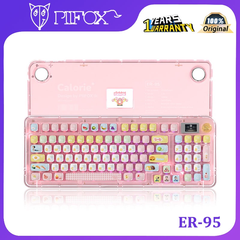 PIIFOX ER95 Mechanical Wireless three-mode Bluetooth Office Gaming ...