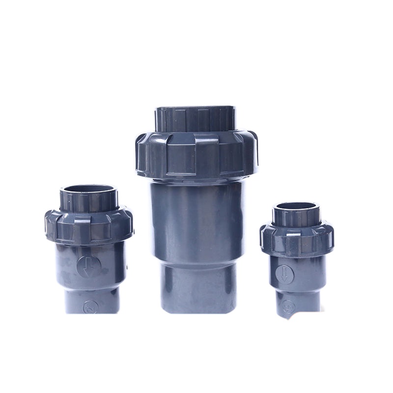 PVC check valve UPVC vertical check valve water pipe ball one-way valve ...