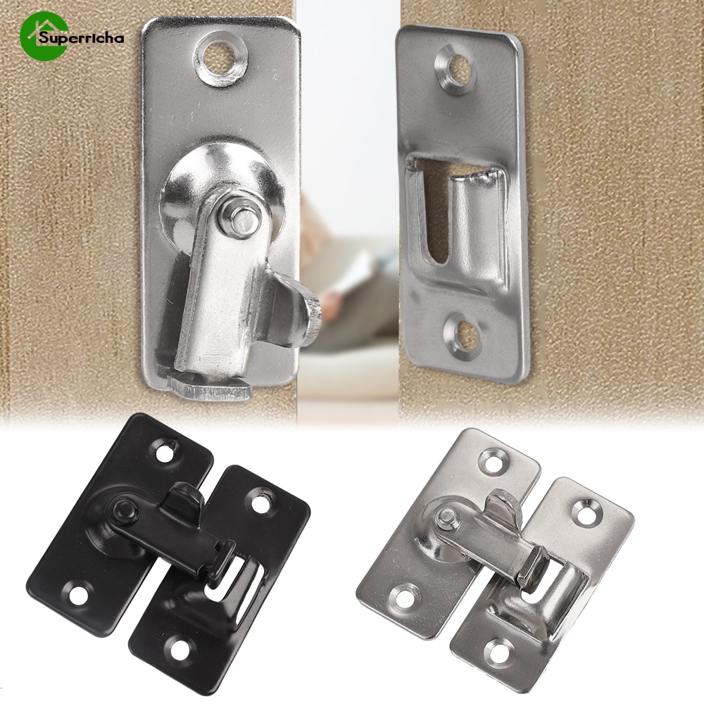 Heavy Duty Security Bedroom Hasp Latches - 90 Degree Right Angle Latch ...