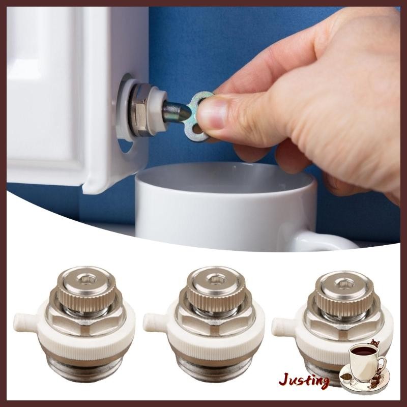 Justing 3Pcs Automatic Air Vent Self Bleeding Radiator Valves ...