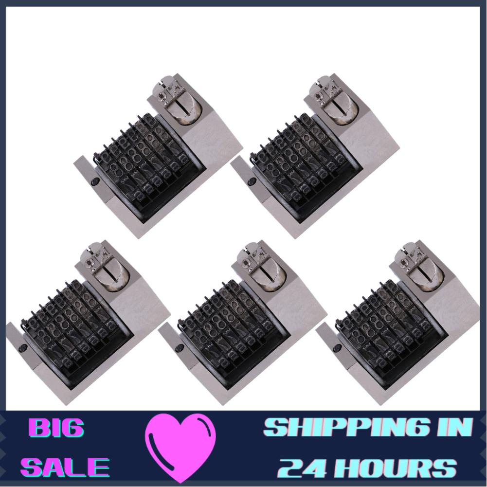 Ssrroo 5 Pcs 6 Digits Numbering Machine Platen Font Letterpress ...