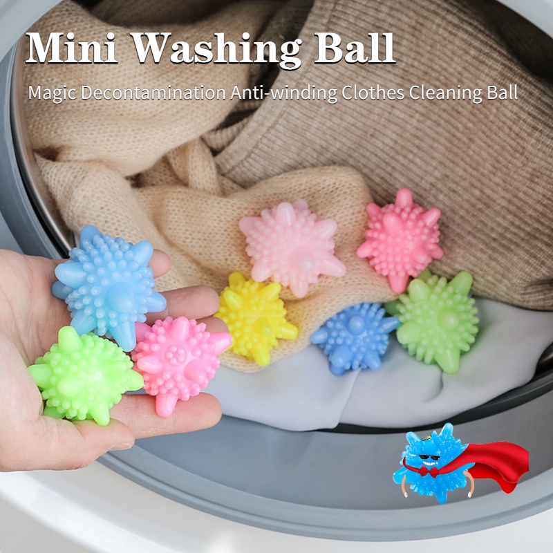 10pcs Reusable Laundry Magic Ball Clothes Cleaning Care Washing Machine ...