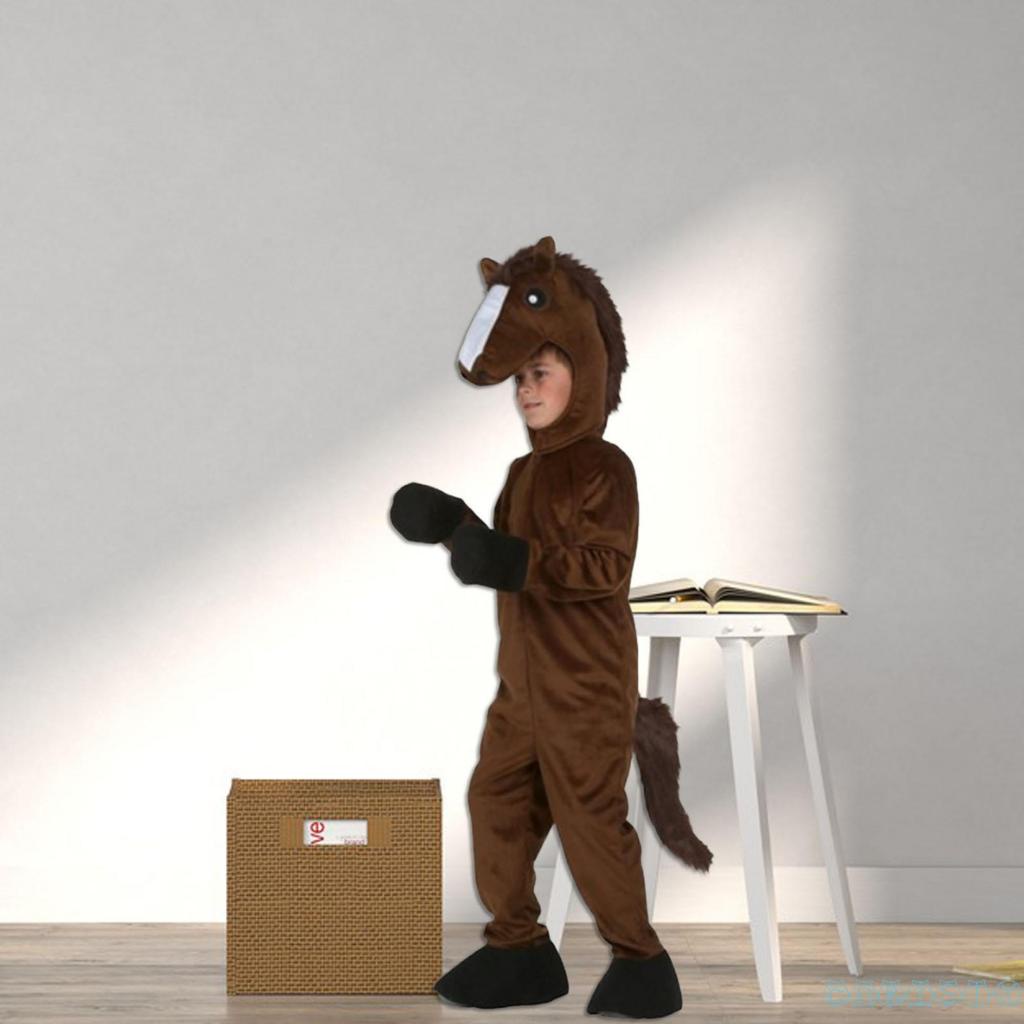 CHT-Baby Halloween Animal Costume Cartoon Horse Jumpsuit with Hat Set ...