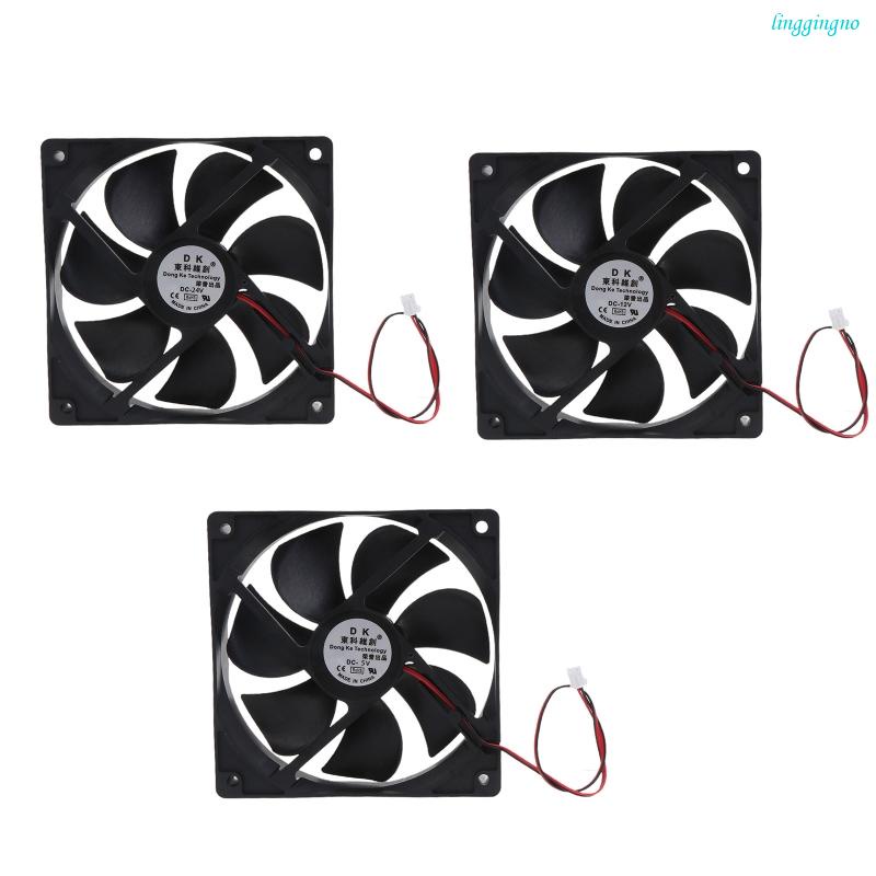 RR 120mm Fan CPU Cooler Radiator 5 12 24V for DC Brushless 12025 ...