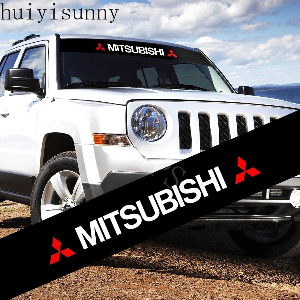 HYS Mitsubishi Car front and rear window windshield PVC sticker ...