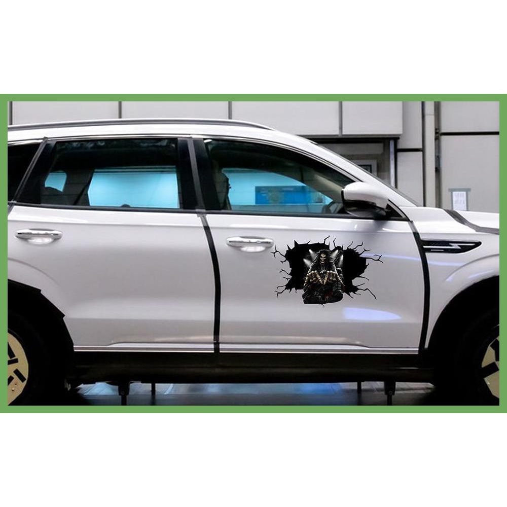 Halloween Car Stickers Skull Car Decal Horror Decoration Strong ...