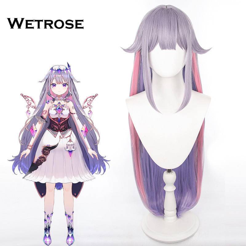 【Wetrose】 Hololive En Vtuber Koseki Bijou Cos Wig Simulated Scalp ...