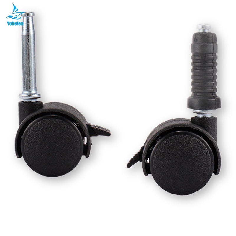 Swivel Furniture Casters Office Chair Baby Crib Sofa Brake Plastic ...