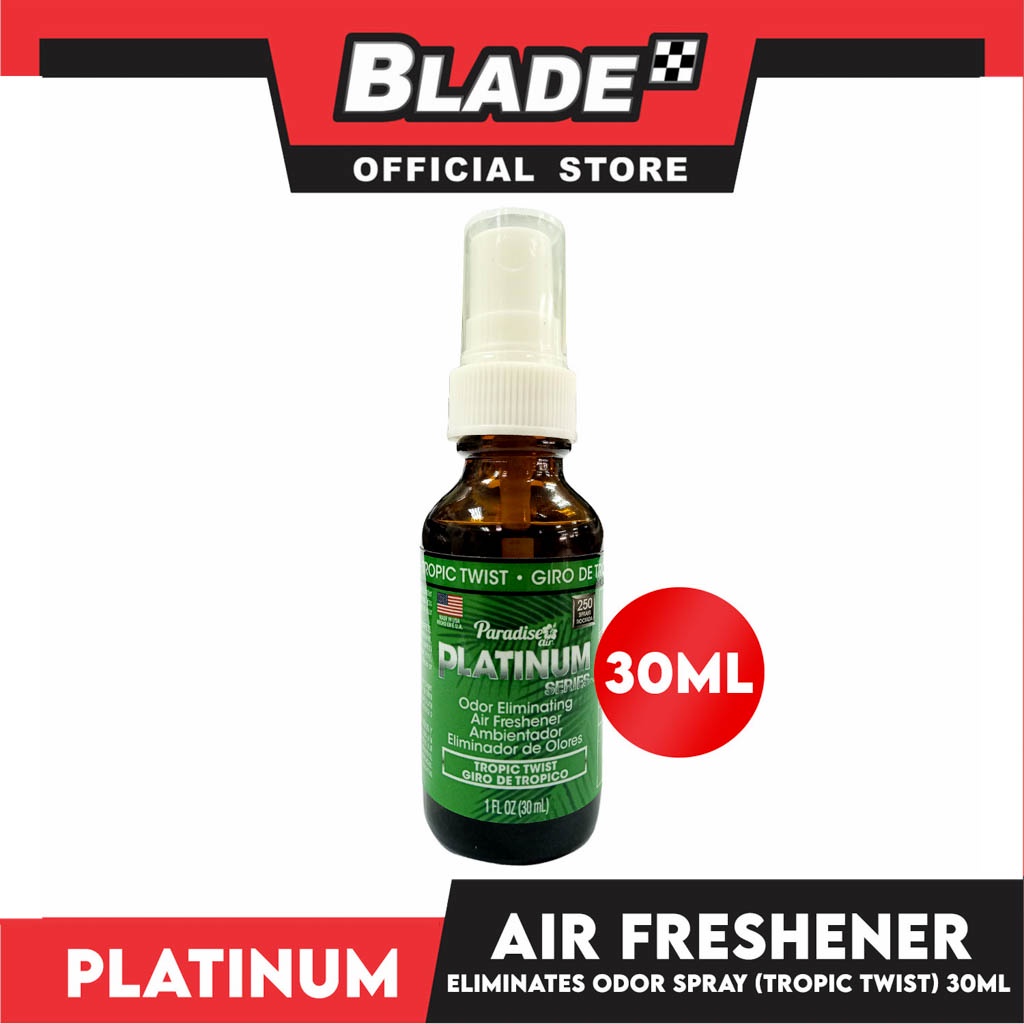 Paradise Air Platinum Series Odor Eliminating Air Freshener Spray ...