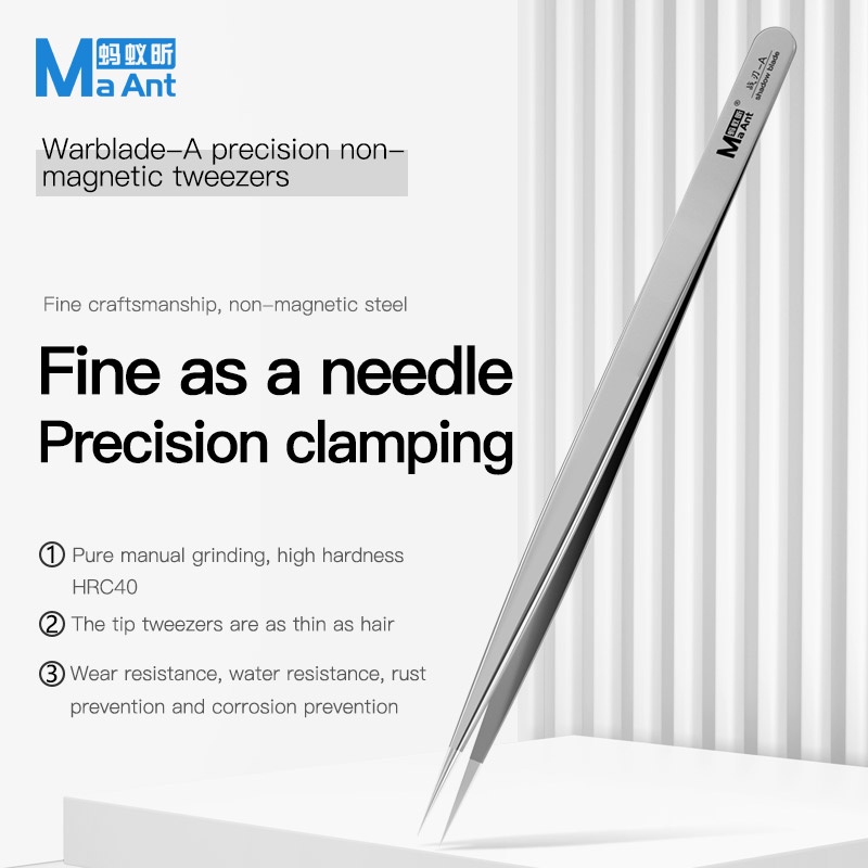 MaAnt Warblade-A precision non-magnetic tweezers for burrs integrated ...