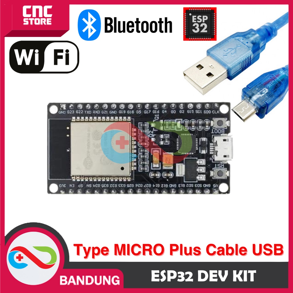 ESP32 ESP-32 DOIT WIFI BLUETOOTH IOT ESP-32S DEVELOPMENT BOARD 38 PIN ...